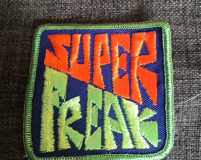 1970s Super Freak Vintage Patch - Etsy