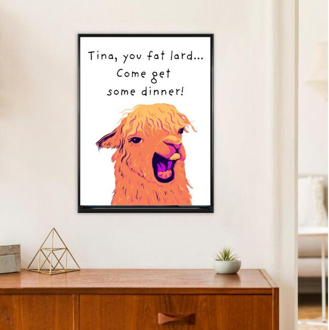 Tina, You Fat Lard - Napoleon Dynamite - Movie Poster - Etsy