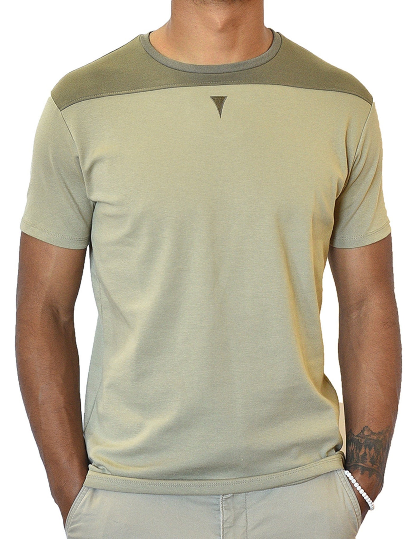 Men's Short Sleeve Crew Neck Collar Casual T-shirt | Soft, Breathable ...