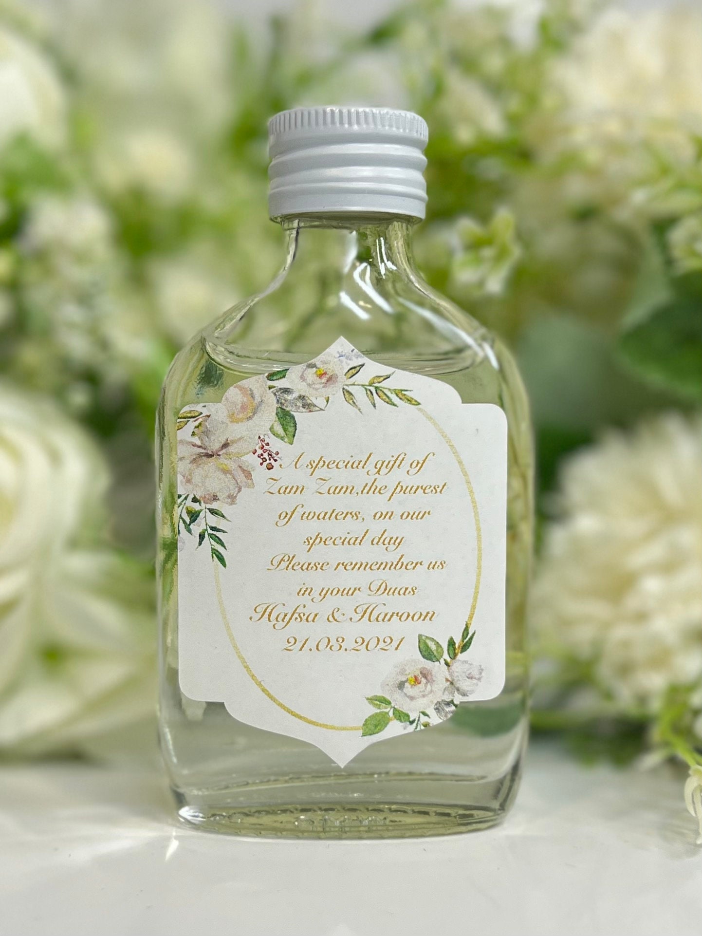 Zamzam Water Favour Gift: 50ml Glass Bottles, Box of 25 - Etsy UK
