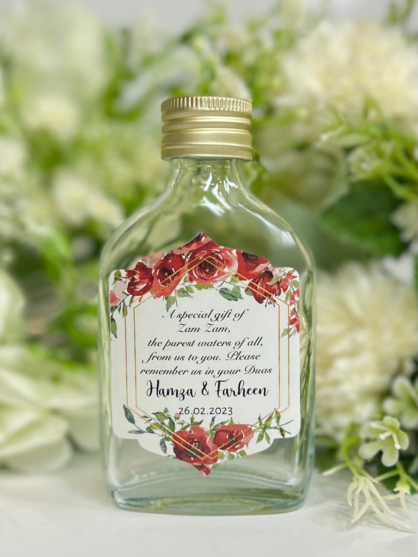 Zamzam Water Favour Gift: 50ml Glass Bottles, Box of 25 - Etsy UK