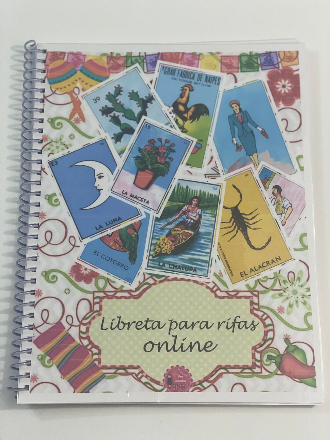 Don Clemente 54 Notebook 50 Sheets Loteria Book Raffles Family Reunion ...