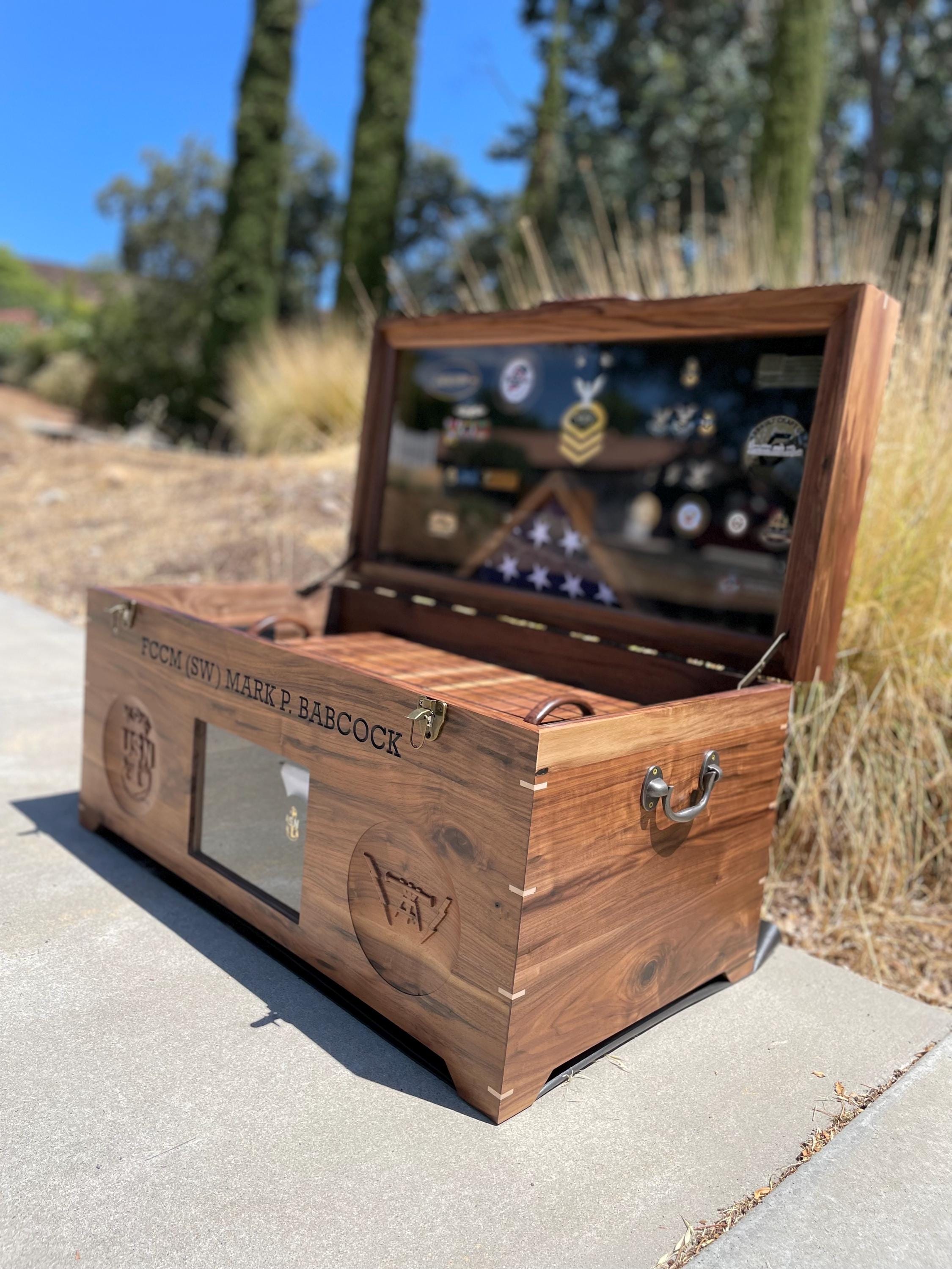 Military Retirement Chest - Etsy