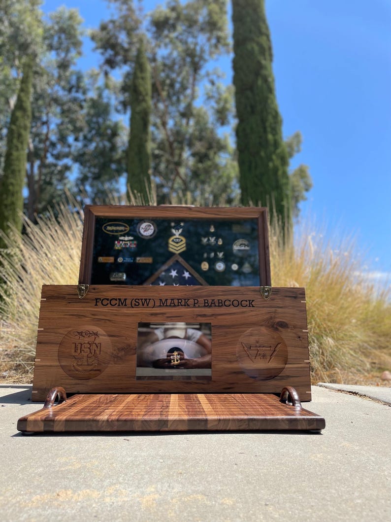 Military Retirement Chest - Etsy