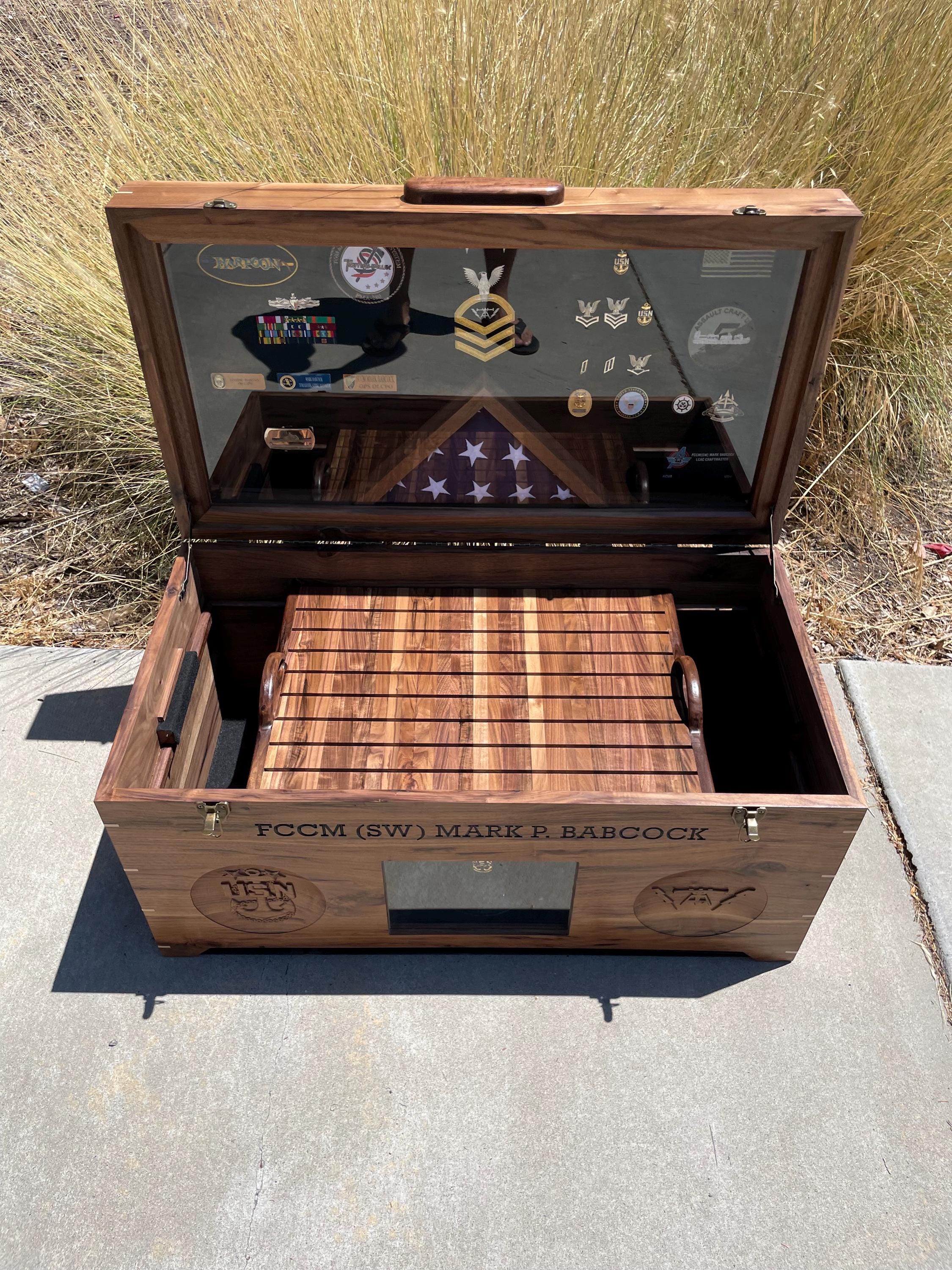 Military Retirement Chest - Etsy