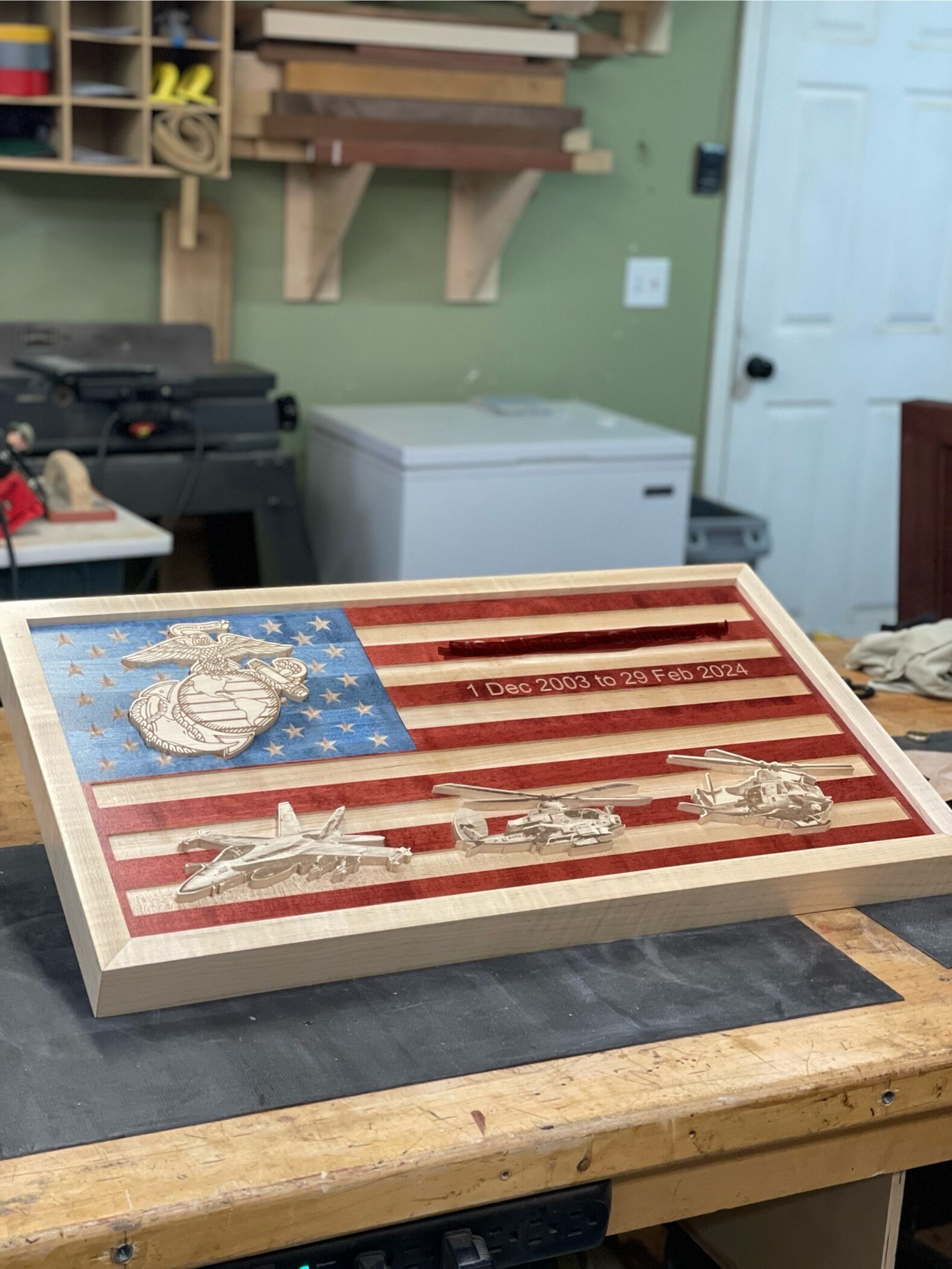 Wooden Military Flag - Etsy