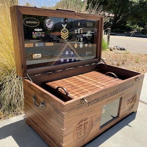 Military Retirement Chest - Etsy