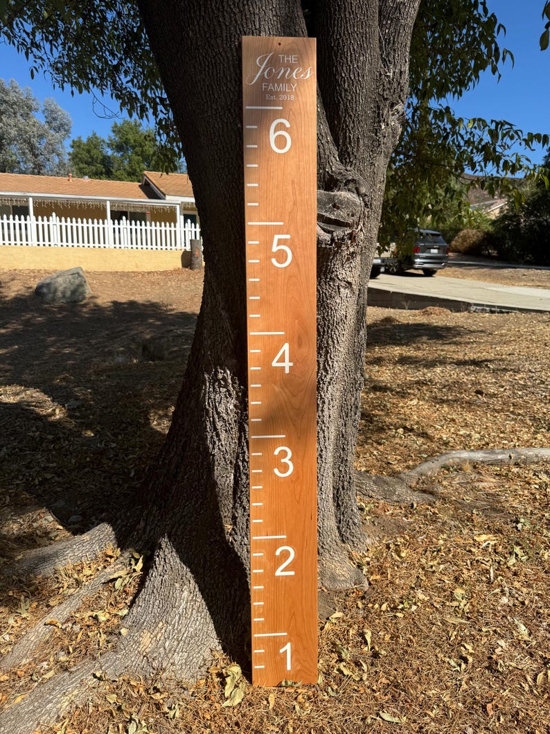 Personalized Wooden Growth Chart - Etsy