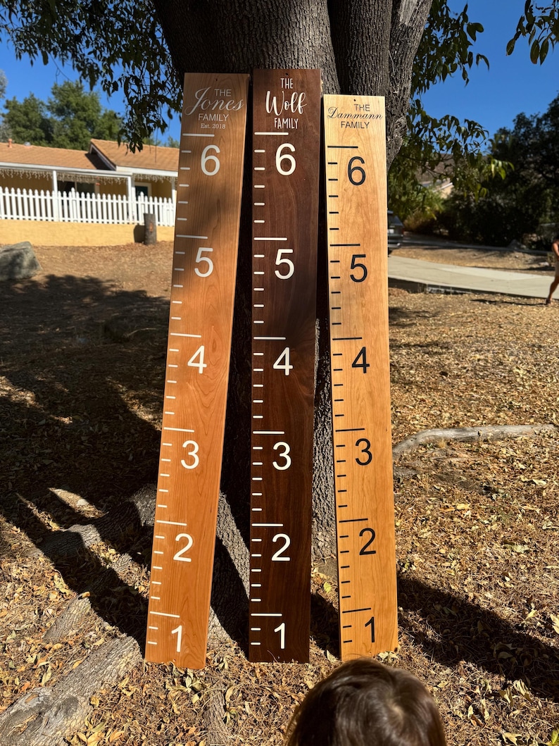 Personalized Wooden Growth Chart - Etsy
