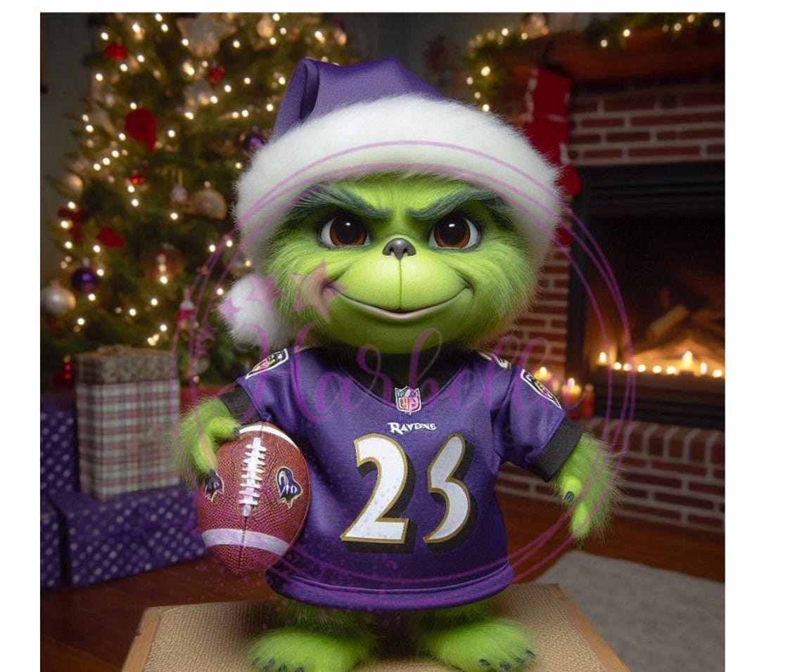 Baby Grinch NFL Designs - Etsy
