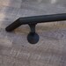 Round Modern Wrought Iron Handrail End Wall Mount Steel Hand - Etsy