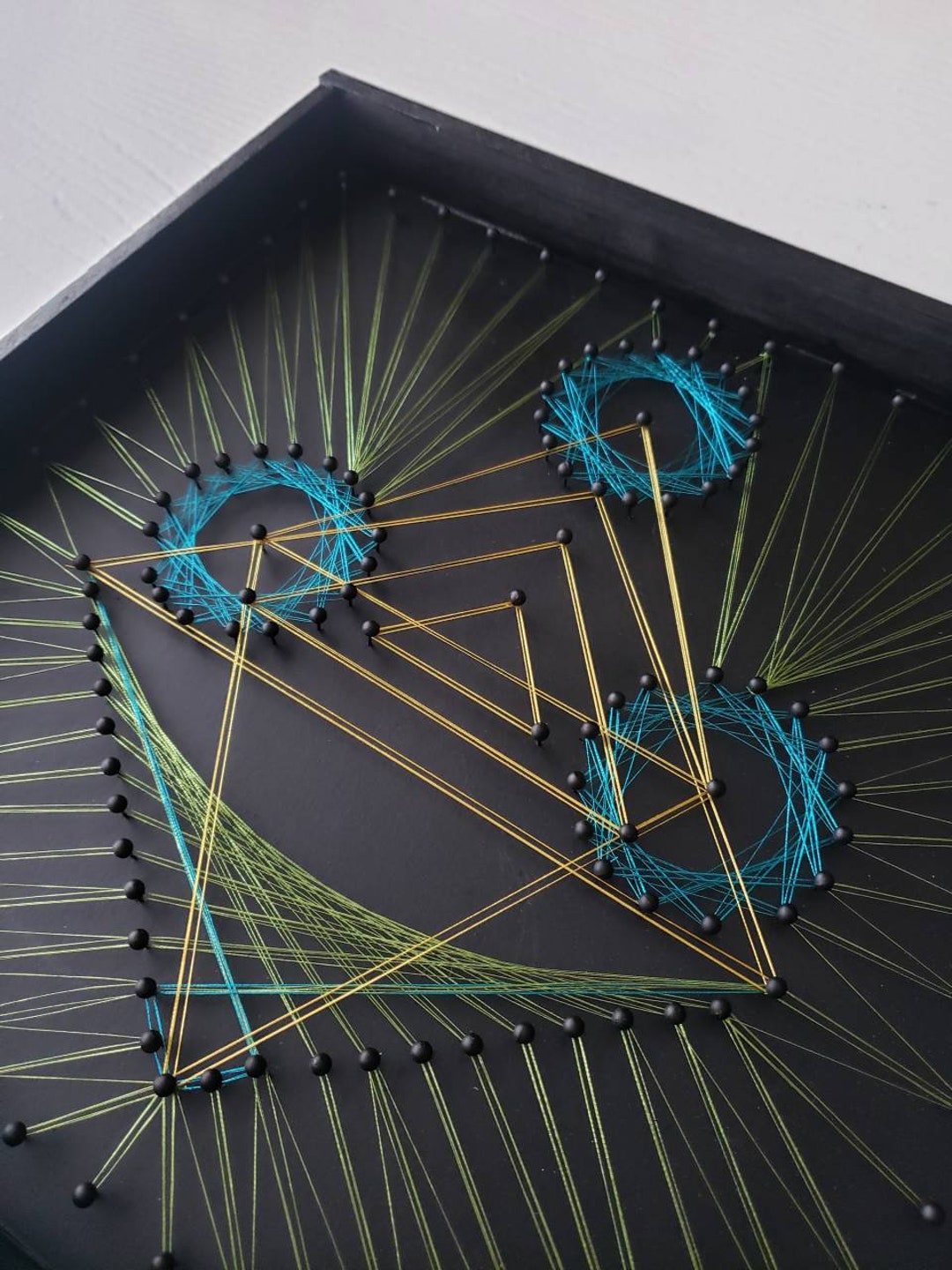 String Art Mini Matrix, Sacred Geometry Decor, Meditation Geometric ...
