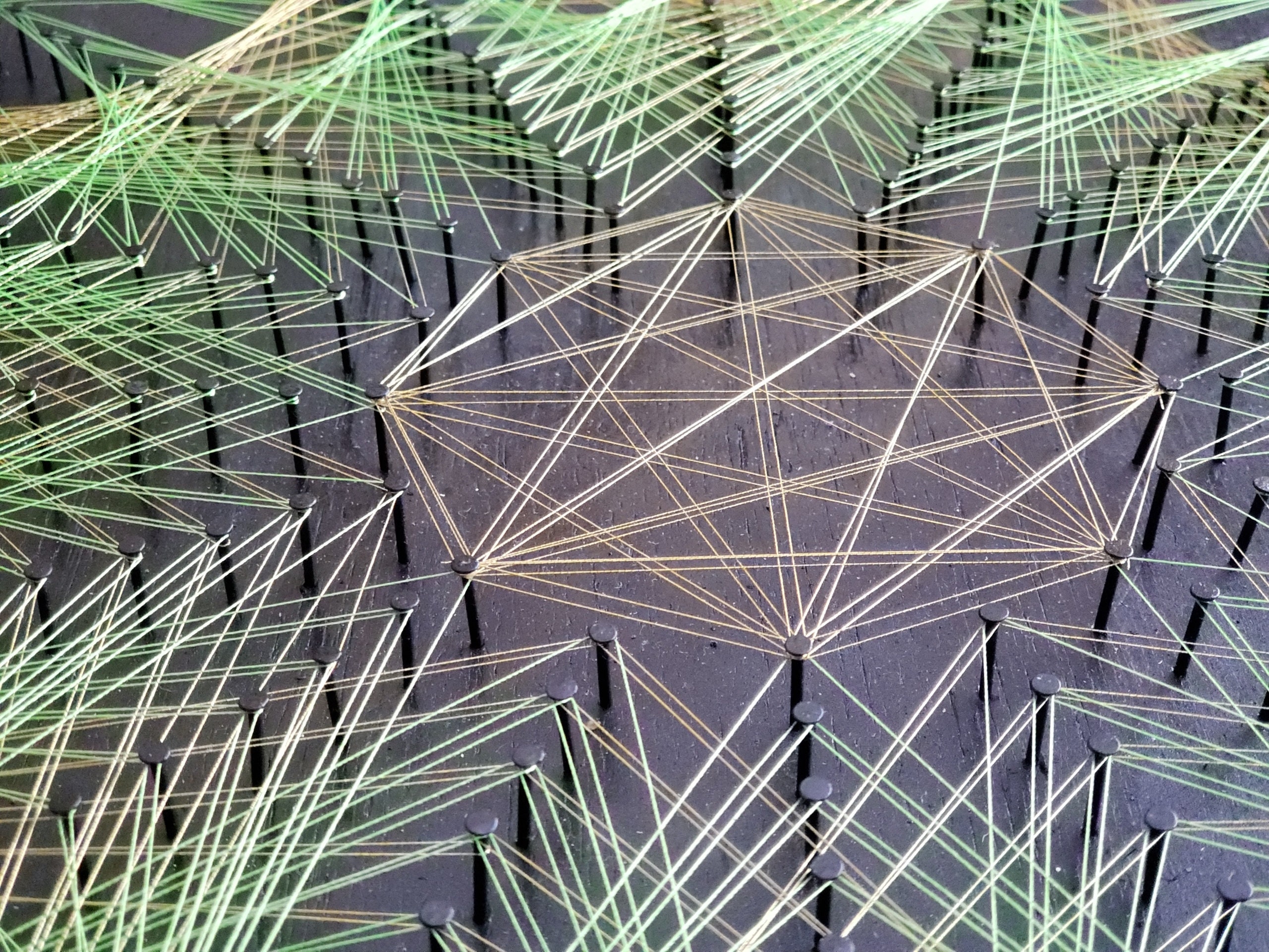 String Art Wall Hanging, Sacred Geometry Decor, Zen Art Mandala ...