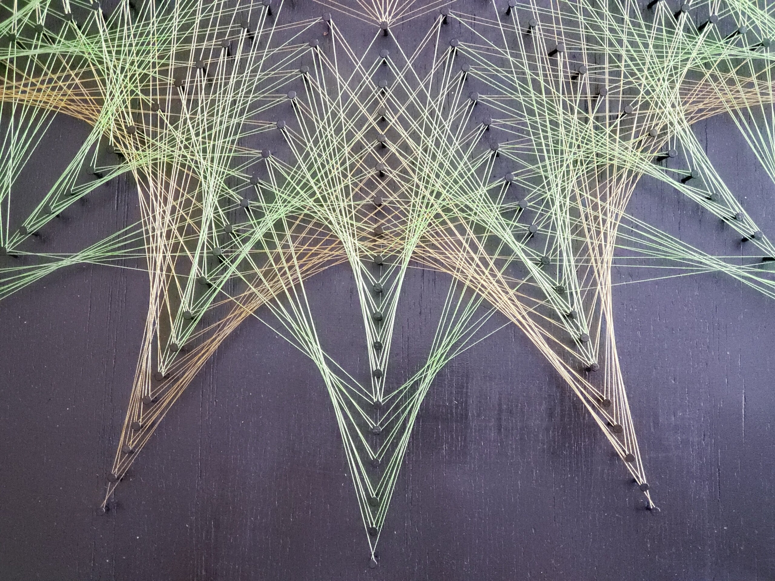 String Art Wall Hanging, Sacred Geometry Decor, Zen Art Mandala ...