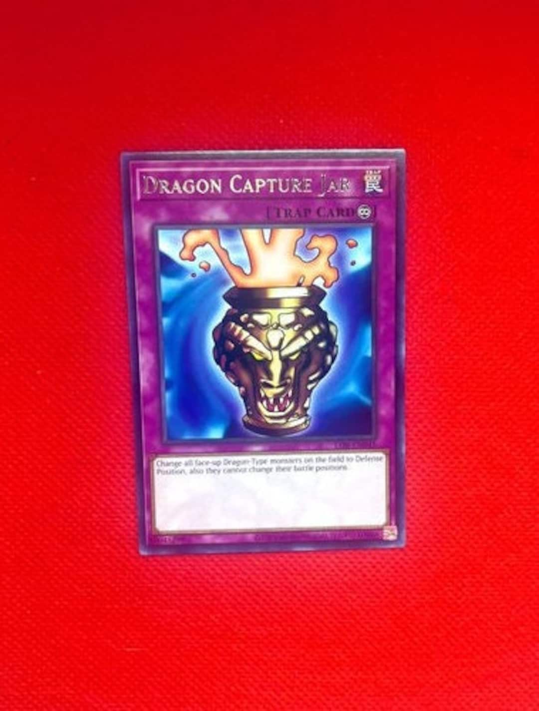 Yu-gi-oh Dragon Capture Jar Legend of Blue Eyes Yugioh Card LOB-EN045 ...