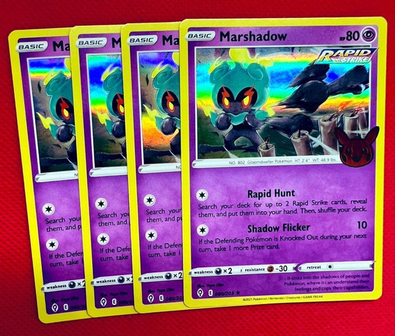4x Marshadow Holo Pokemon Trick or Trade 2023 Pokemon Cards - Etsy