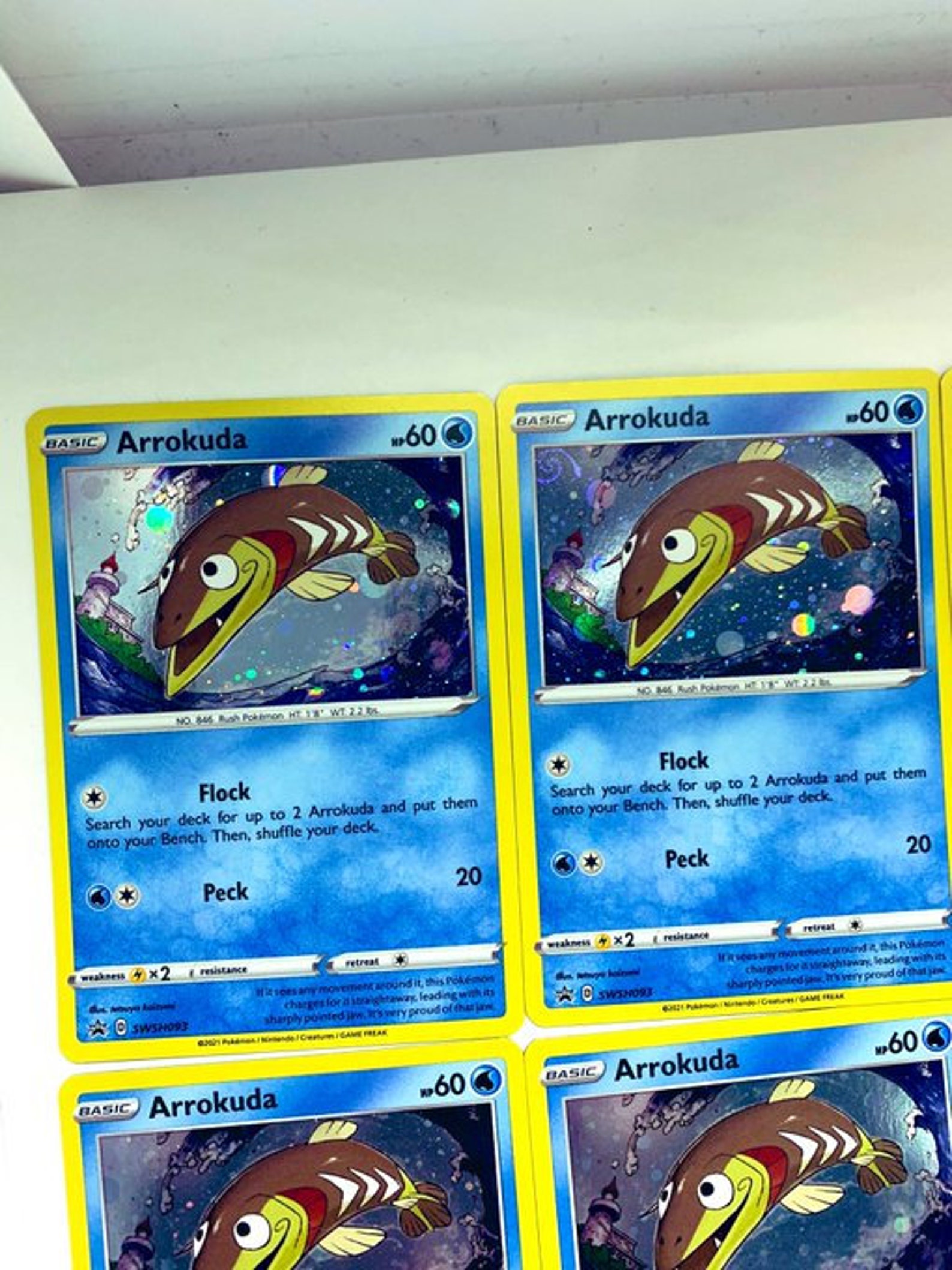 6x Arrokuda Holo Battles Styles Promo Pokemon Cards SWSH093 - Etsy UK