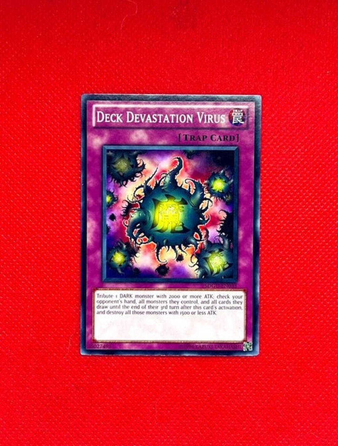 Yu-gi-oh Deck Devastation Virus Trap Card Yugioh Card SDGU-EN033 - Etsy