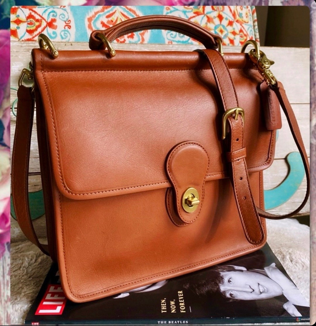 Coach British Tan Crossbody Willis Messenger Bag 9927 - Etsy