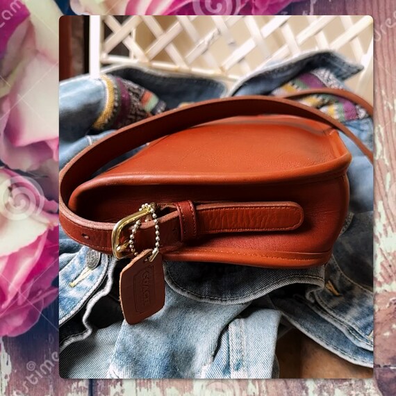 Vintage Coach Mitchell British Tan Crossbody Bag 9938 - Gem