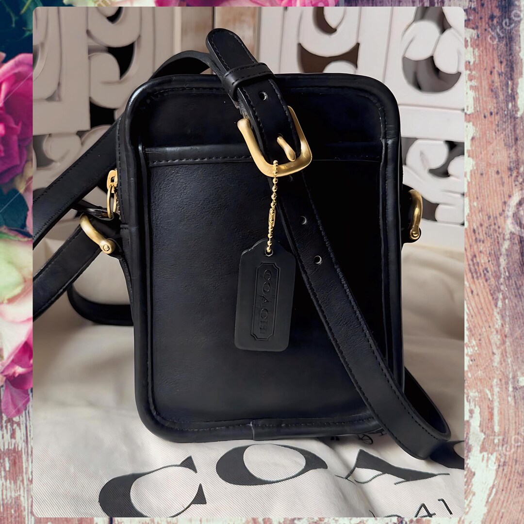 Vintage Coach Kit Mahogany Brown Camera Bag 9973 - Etsy