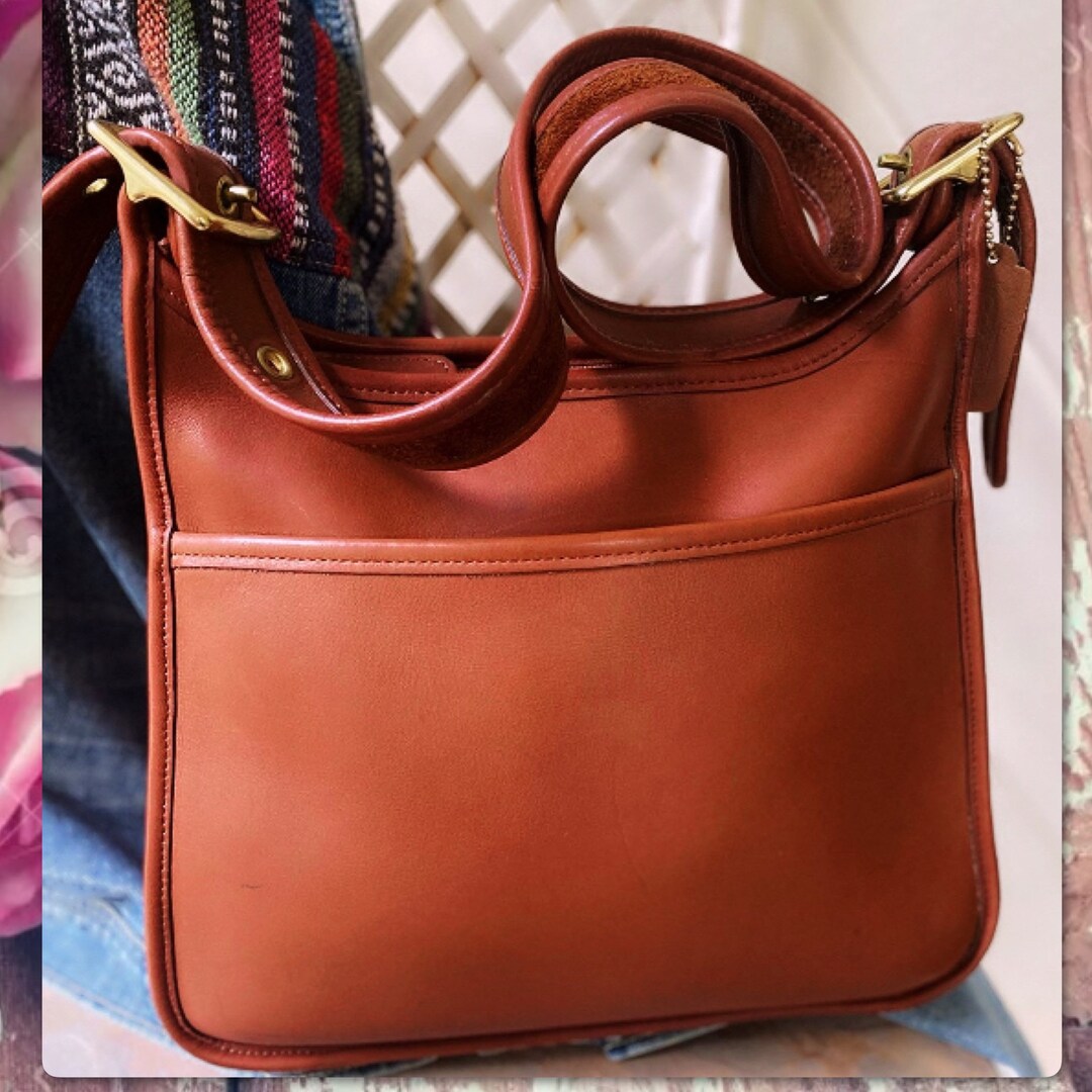 Vintage Coach British Tan Legacy Zip Hobo Bag 9966 - Etsy