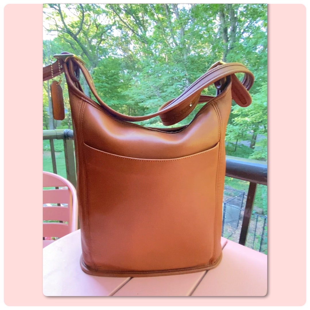 Vintage Coach British Tan Duffle Bag 9060 - Etsy