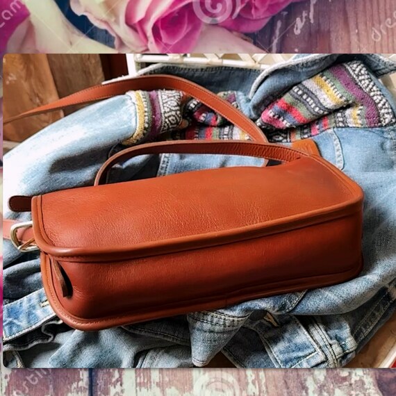 Vintage Coach Mitchell British Tan Crossbody Bag 9938 - Gem