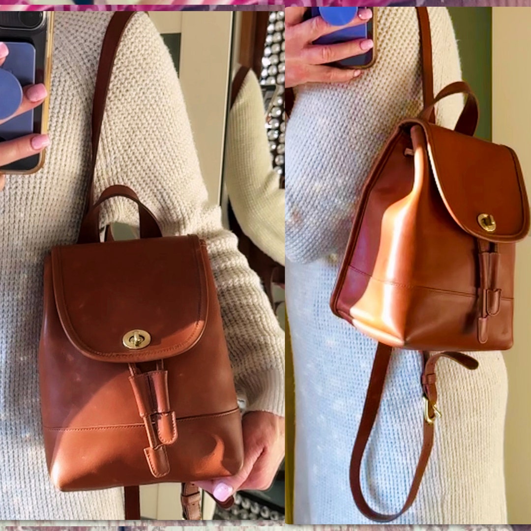 Vintage Coach 9960 British Tan Daypack Mini Backpack - Etsy