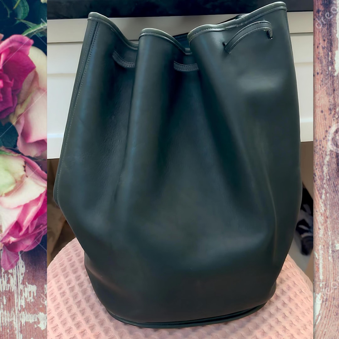 Vintage Coach Bottle Green Sling Bag Bucket Bag 9929 - Etsy