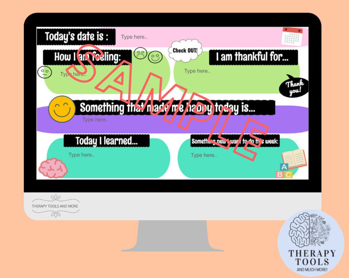 Daily Emotion Check in With Students, Google Slides Template, School ...