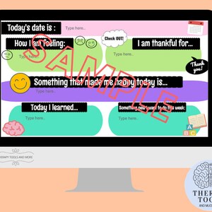 Daily Emotion Check in With Students, Google Slides Template, School ...