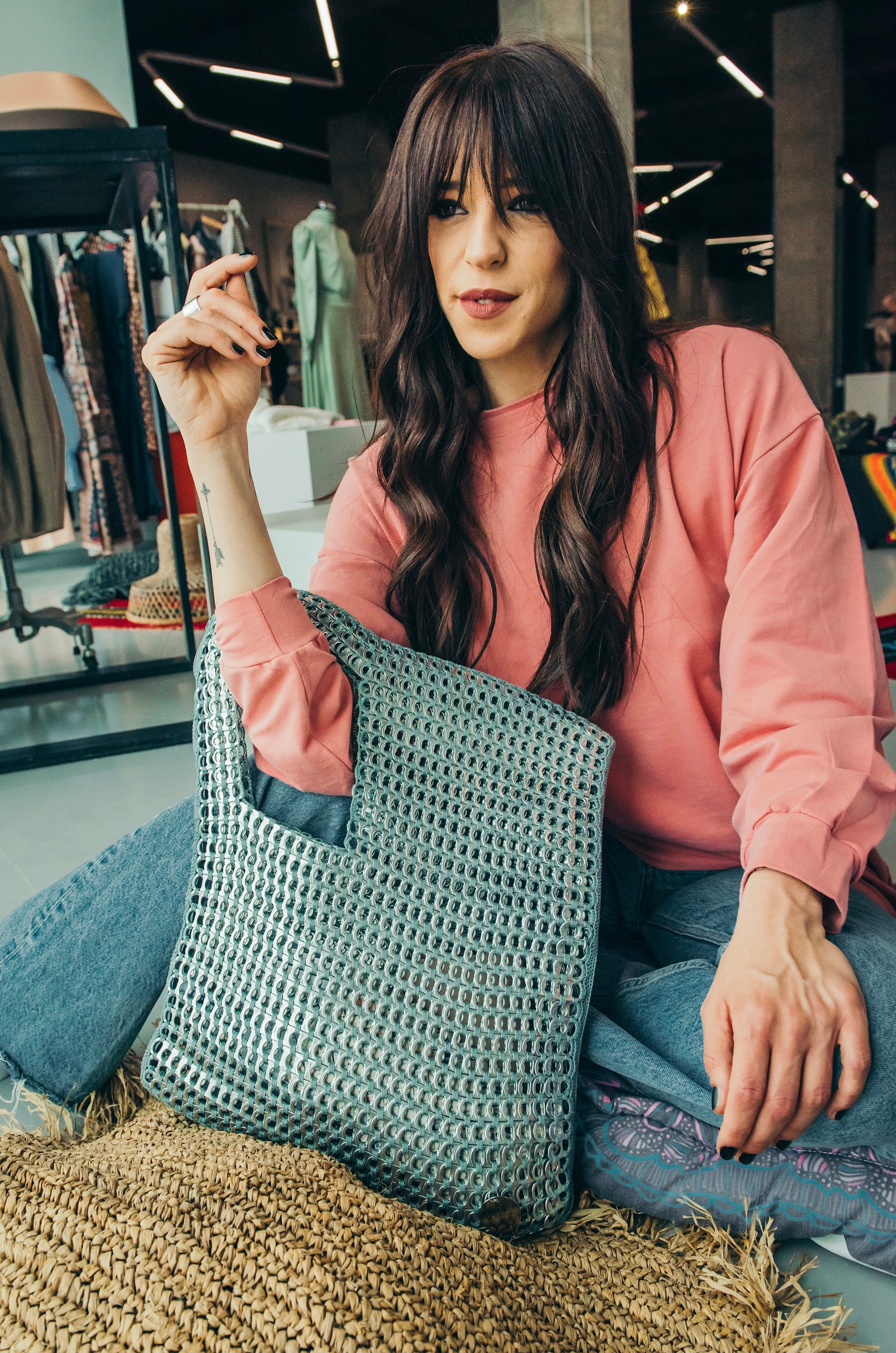 Soda Pop Tab Bag Silver Square Pull Tab Bag Upcycled Purse Recycled Big ...