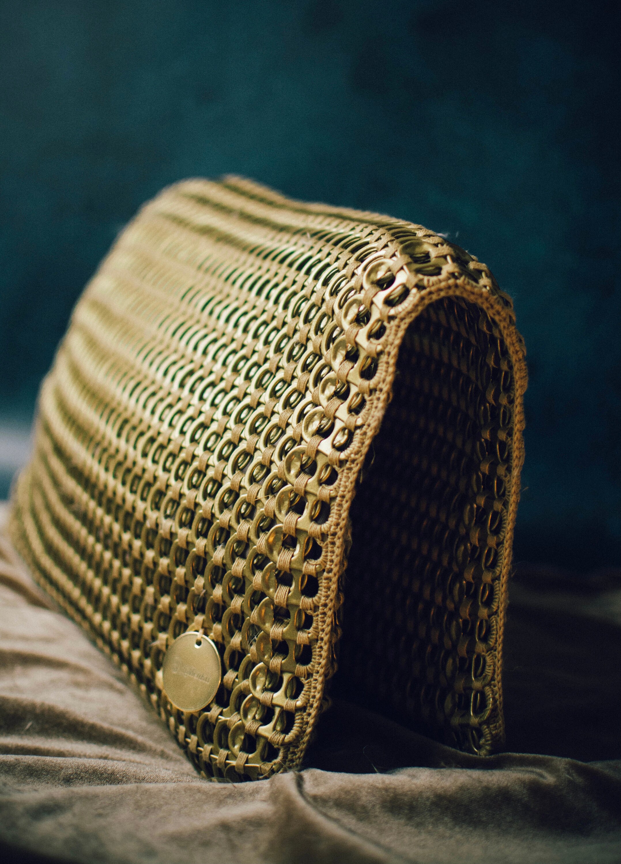 Soda Pop Tab Bag Gold Square Pull Tab Bag Upcycled Purse - Etsy