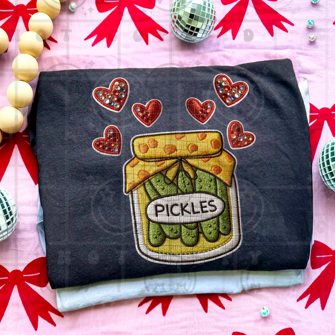Pickle Lover Pickles and Hears Valentines Day, Gift for Her, Every Day ...