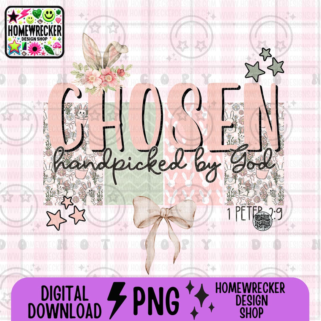 Chosen PNG | Easter Faith Digital Download - Etsy