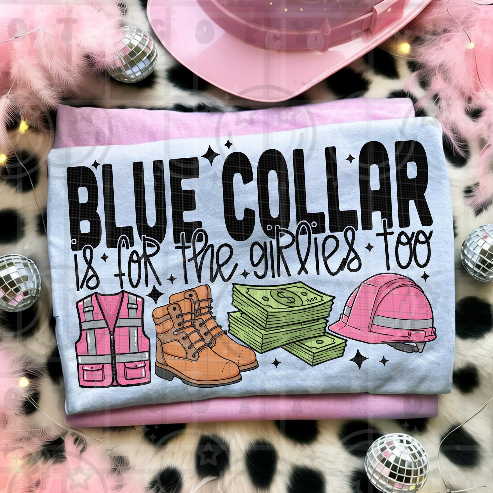 Blue Collar is for the Girlies Too PNG Digital Download Women Blue ...
