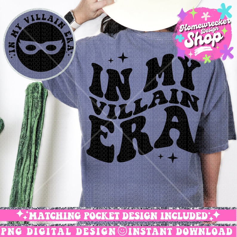 In My Villain Era, Era T-shirts, Funny Png Design, Adult Humor Png, Petty Shirt Trendy Designs ...