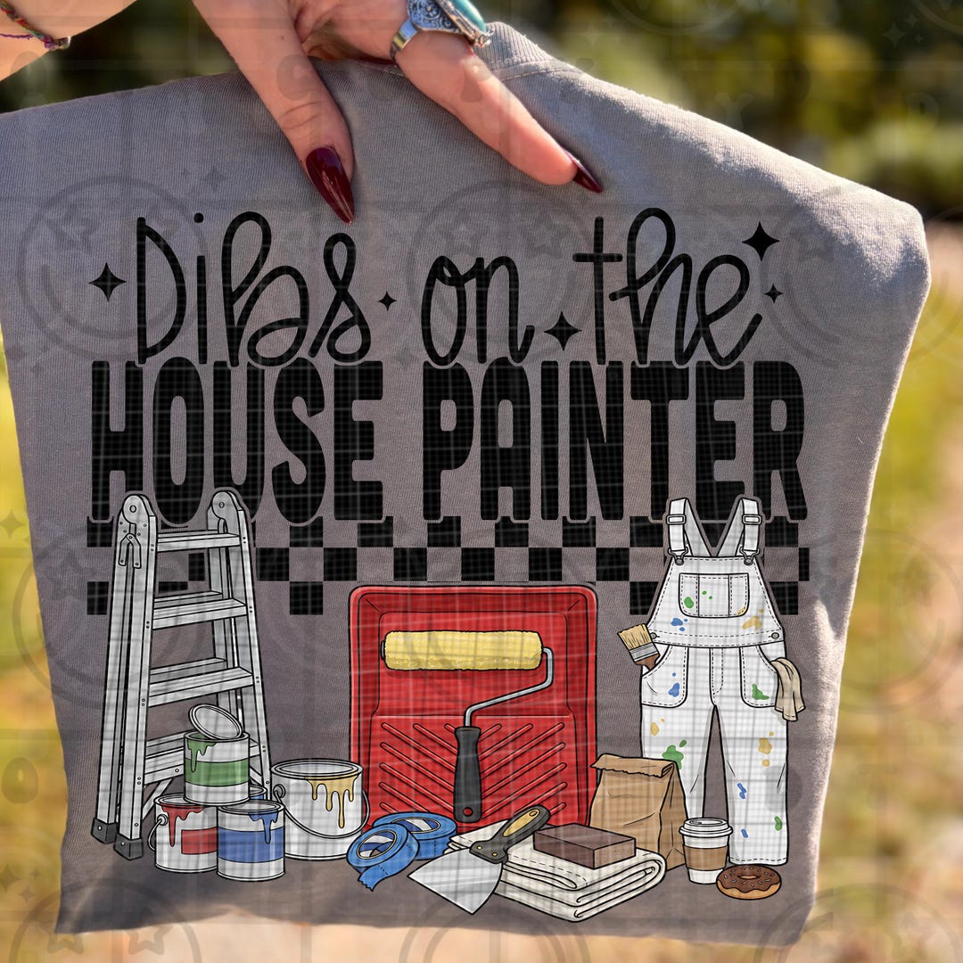 Dibs on the House Painter Png Download - Etsy