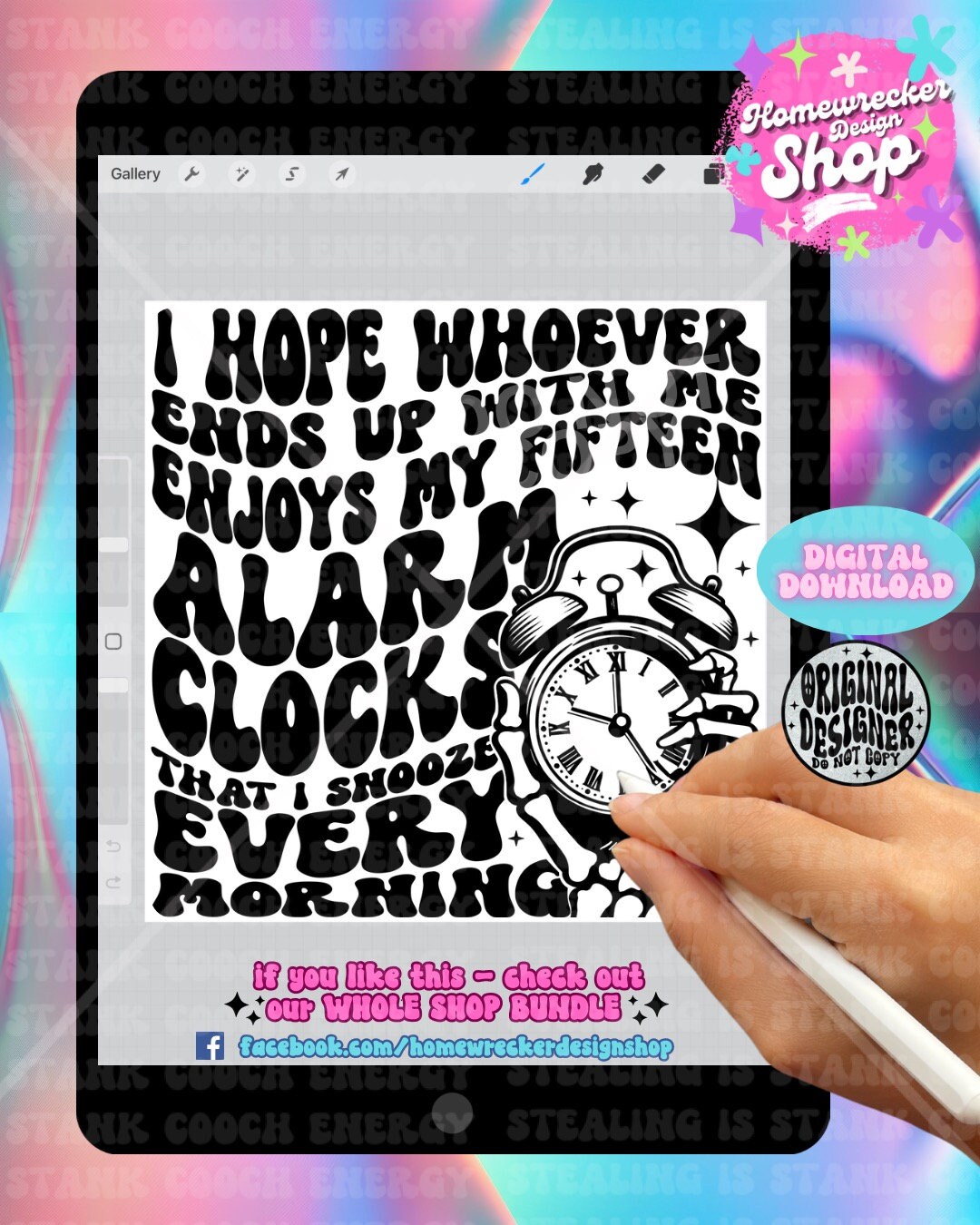 I Hope Whoever Ends up With Me Enjoys My Fifteen Alarm Clocks PNG - Etsy