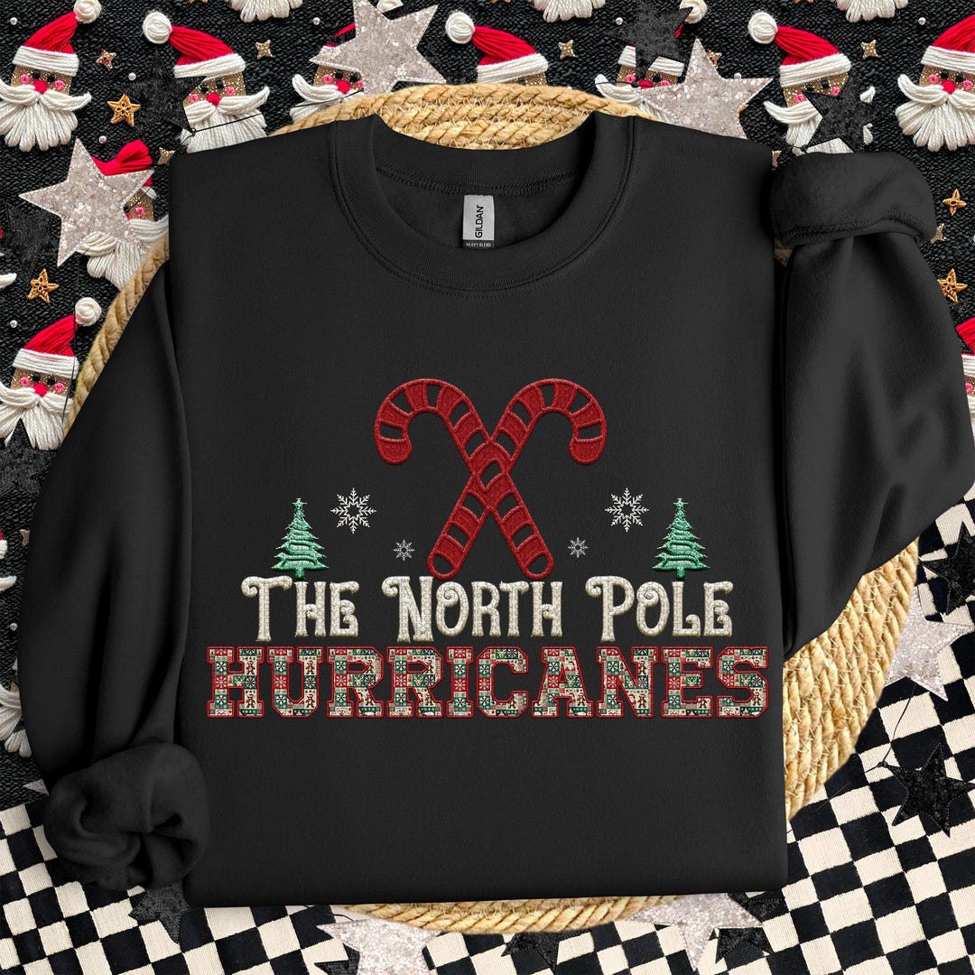 Hurricanes Christmas Themed Mascot PNG Christmas School Spirit, Holiday ...