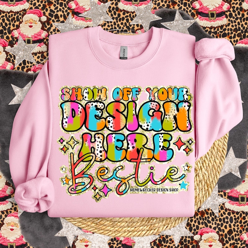 Pink Santa Flat Back - Etsy