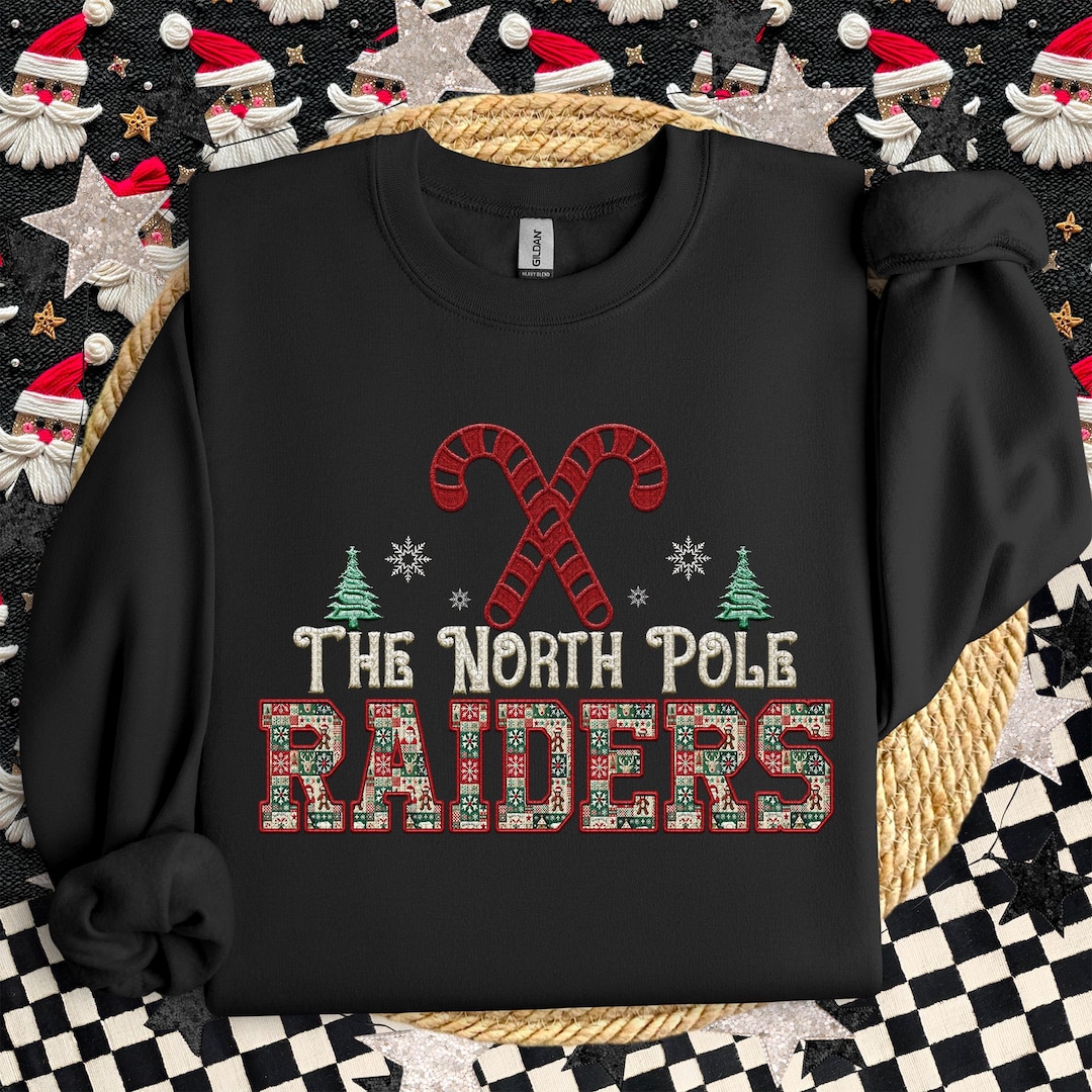 Raiders Christmas Themed Mascot PNG Christmas School Spirit, Holiday ...