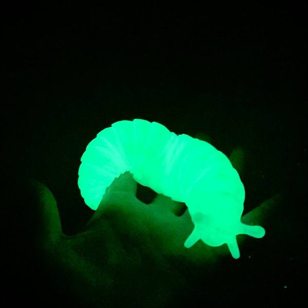 Articulated Slug Glow in the Dark - Etsy