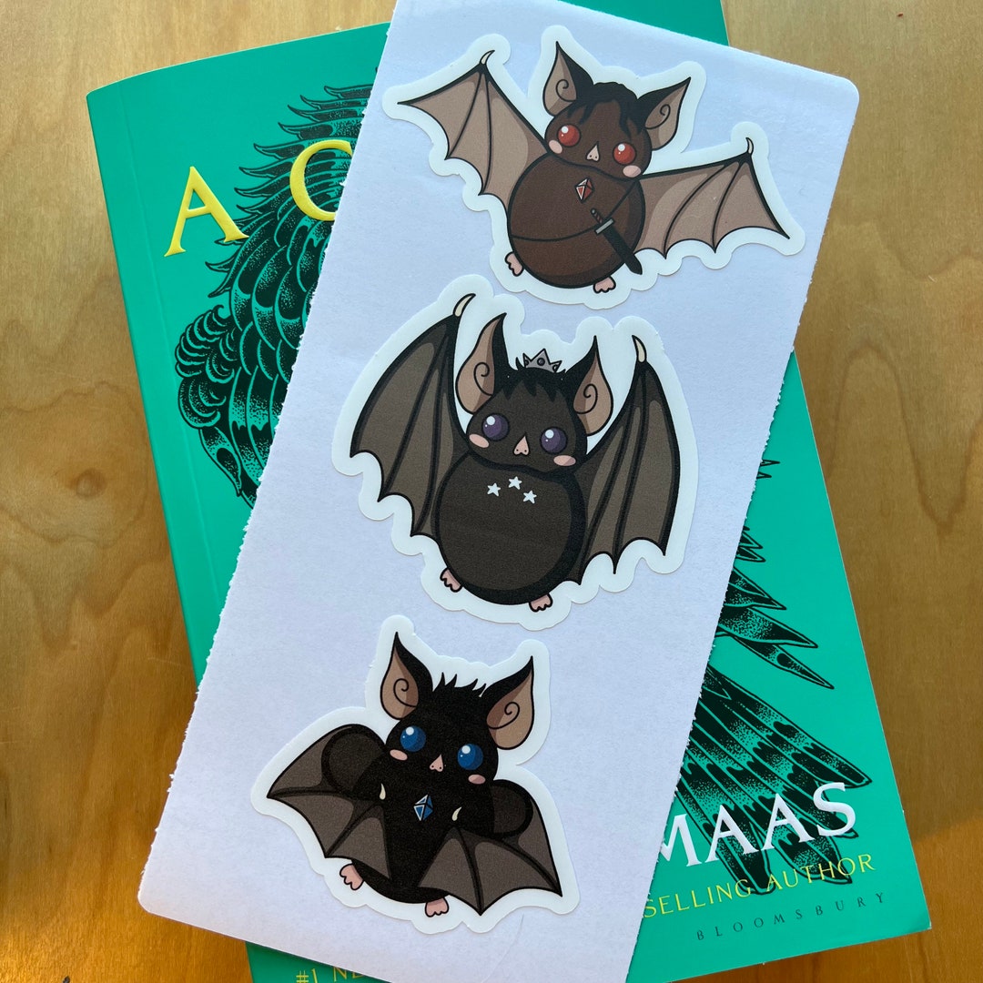 Bat Boys Vinyl Stickers | ACOTAR Stickers | Cassian Sticker | Rhysand ...