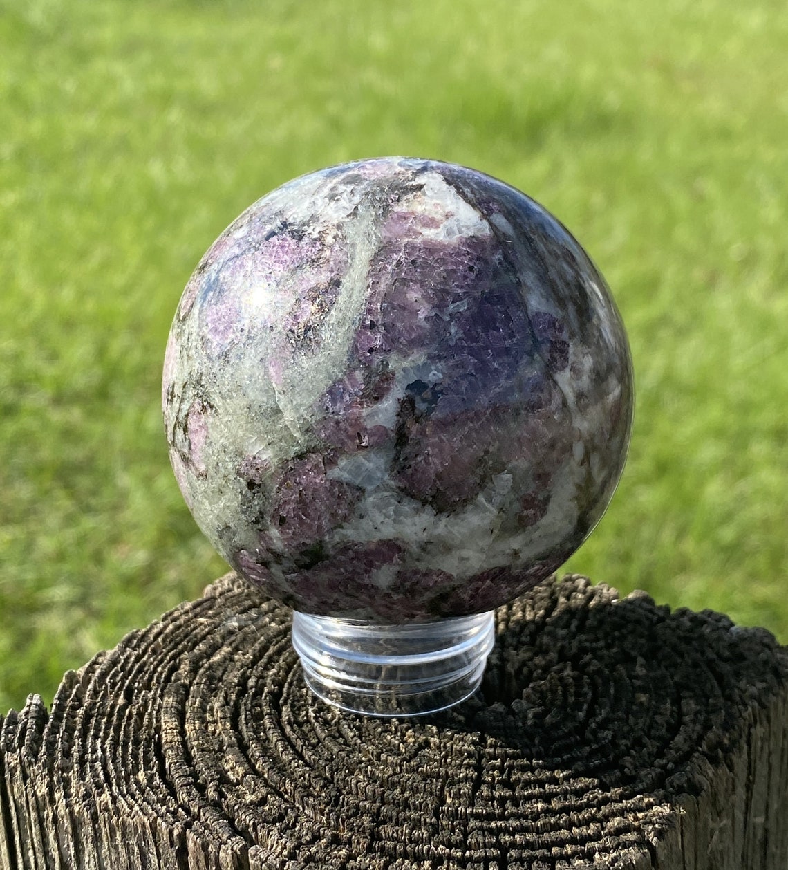 Garnet Matrix Sphere Garnet Matrix Stone Garnet Matrix - Etsy UK