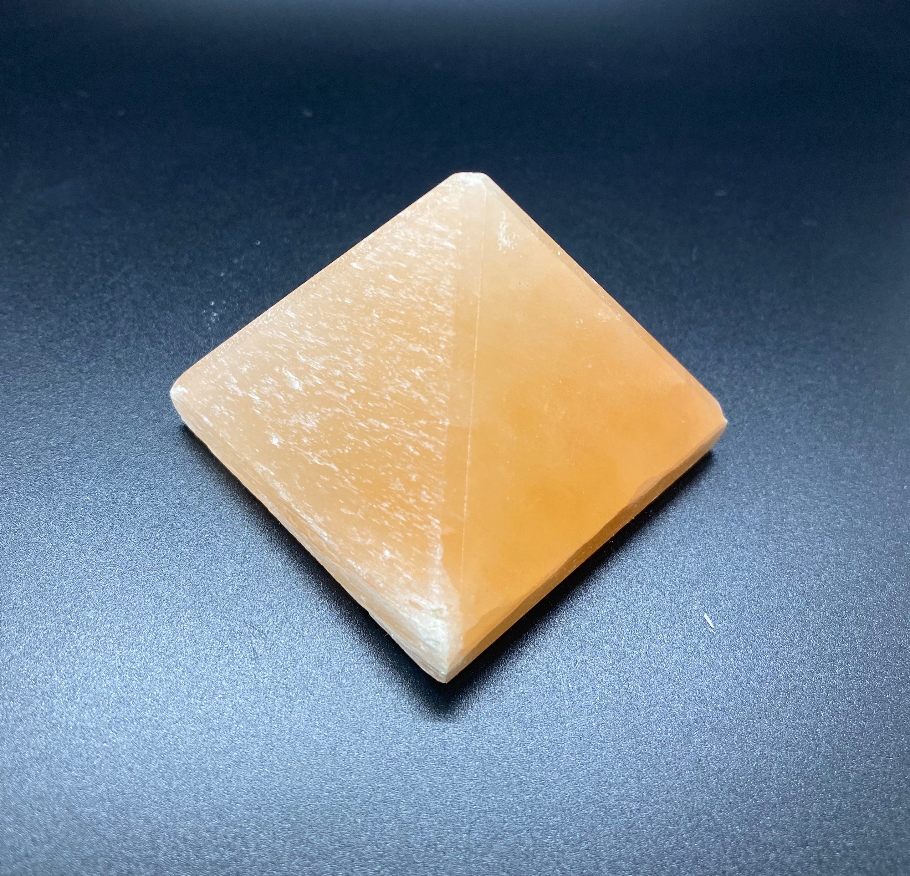 Orange Selenite Pyramid / Crystal Gemstone Pyramid | Etsy