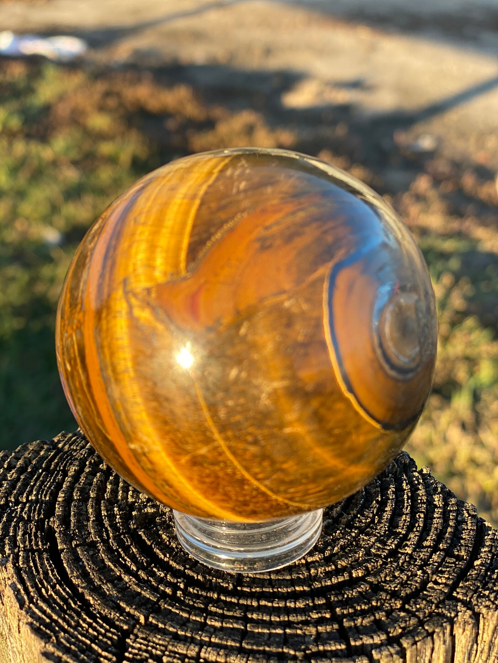 Tiger Eye Sphere Tiger Eye Stone Tiger Eye Crystal Heart - Etsy