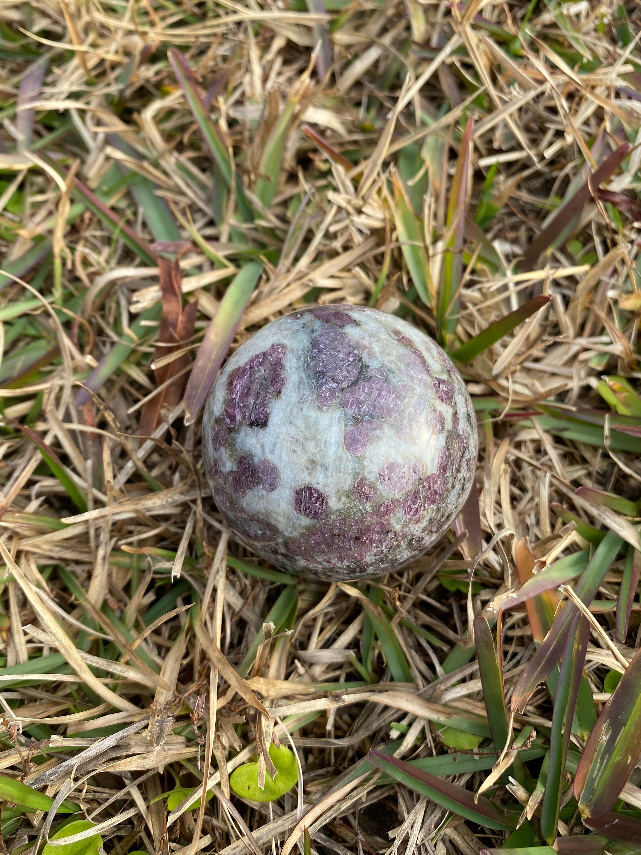 Garnet Matrix Sphere Garnet Matrix Stone Garnet Matrix | Etsy