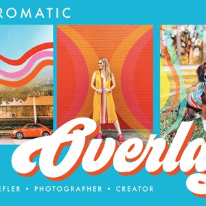 My Chromatic Overlays Pack- Whimsical Digital Transparent Design ...